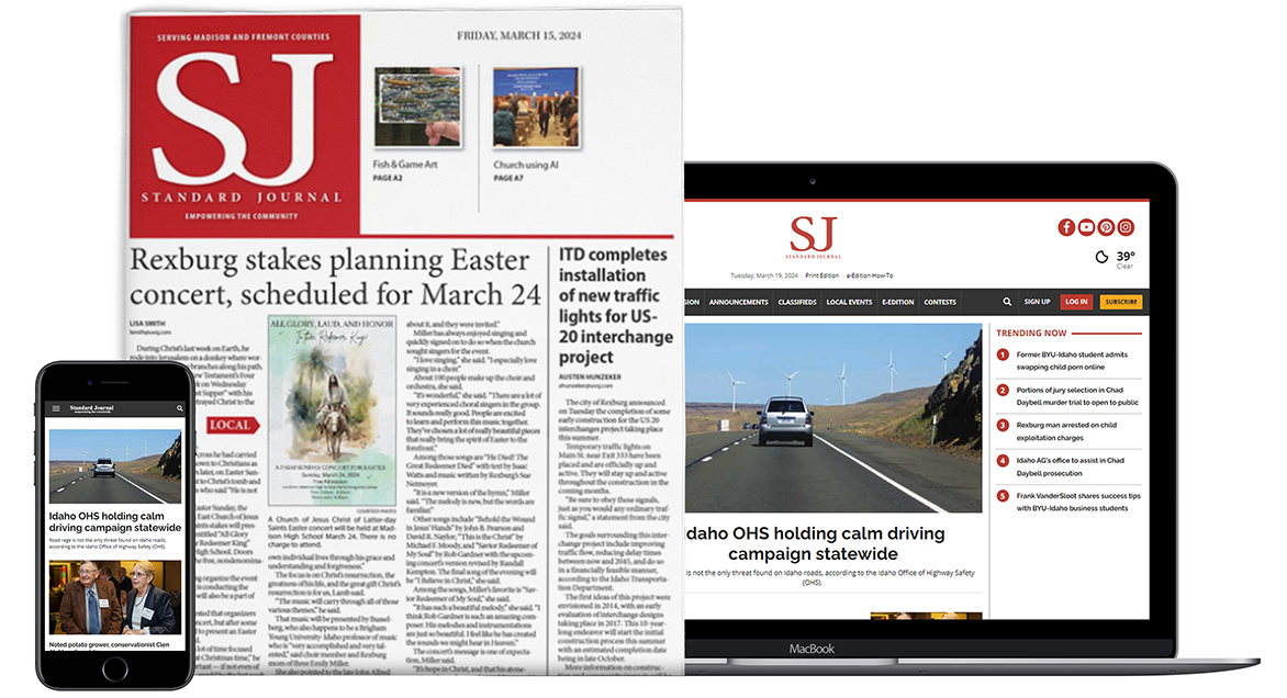 Rexburg Standard Journal Subscriptions & Home Delivery Options ...